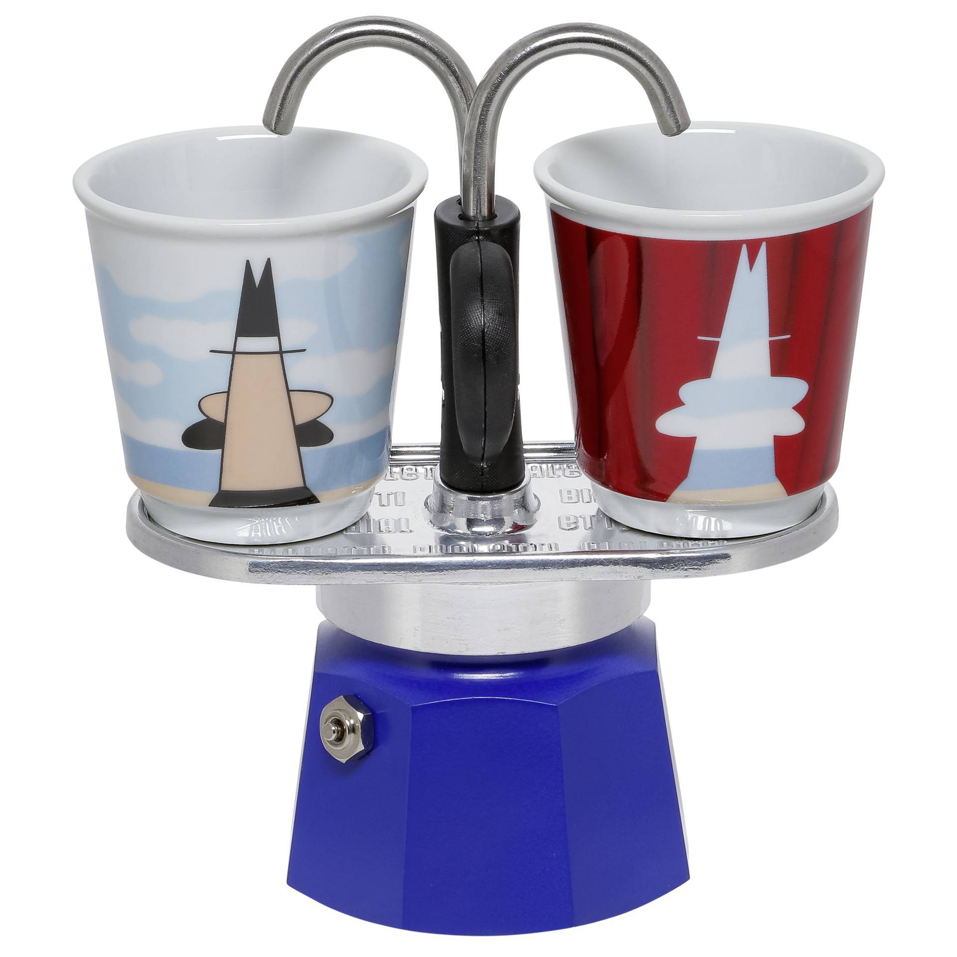 Bialetti Mini Express Set – Magritte Edition med 2 espressokoppar ...